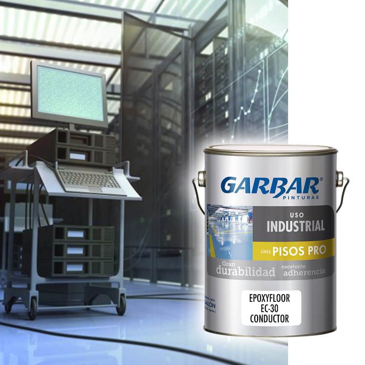 Pintura Pisos Técnicos | EpoxyFloor EC-30 Conductor | Garbar